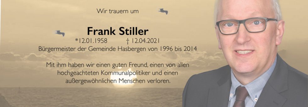 Wir trauern um Frank Stiller | SPD-Ortsverein Hasbergen